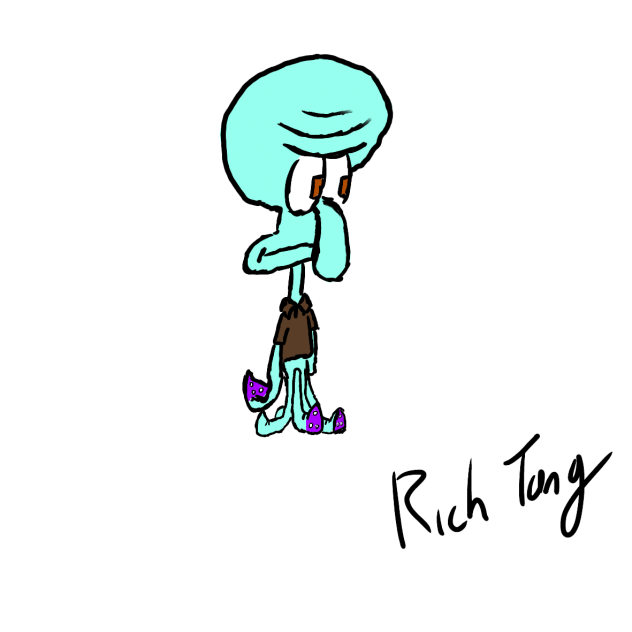 Squidward Fanart - ibisPaint