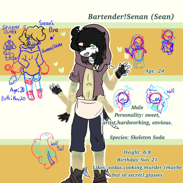 🍹Bartender!Senan(Sean)🍹 - ibisPaint