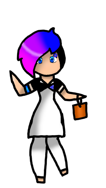 my oc as Kara from dbh - ibisPaint