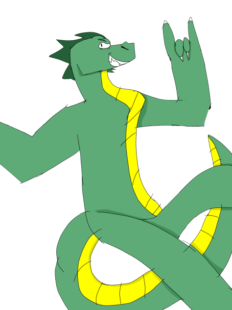 Dragasaur (without background) - ibisPaint