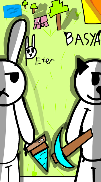 basya Peter from minecraft for noobs - ibisPaint