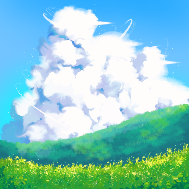 Sunny Field - ibisPaint