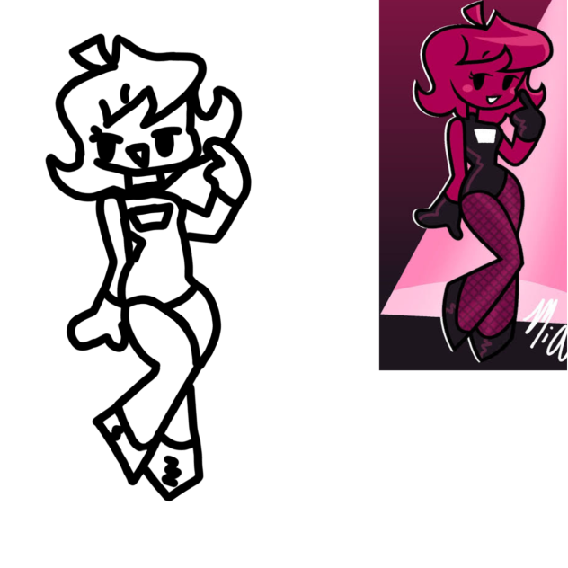 don't mind minus gf's eyes - ibisPaint