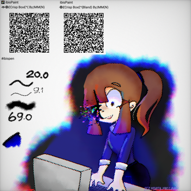 if Pomni(real life) abstracted - ibisPaint