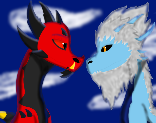 Dragon love - ibisPaint