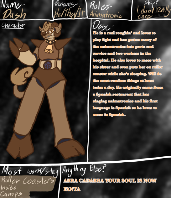 Dash character sheet - ibisPaint