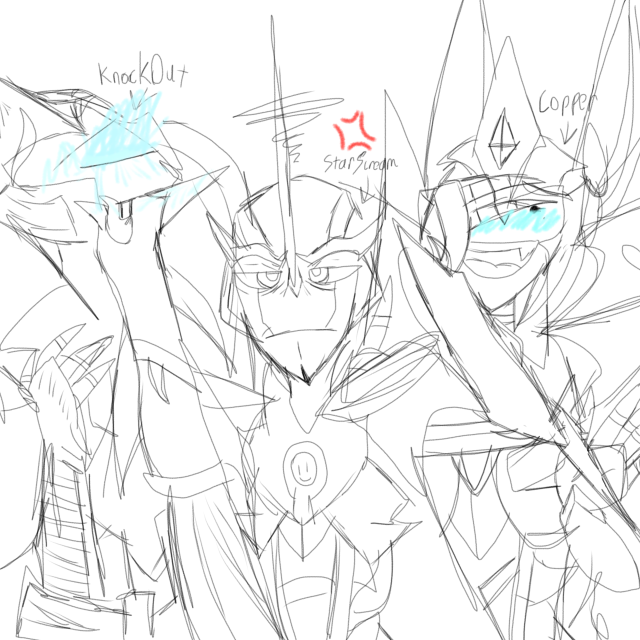 Copper and the boys who like her! - ibisPaint