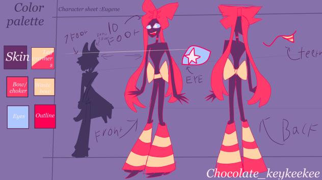 Eugene character sheet - ibisPaint