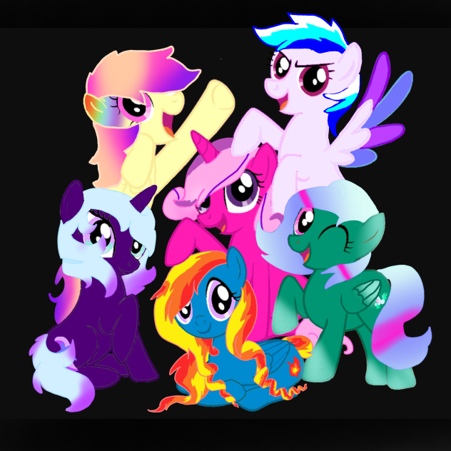mlp my mane 6 - ibisPaint