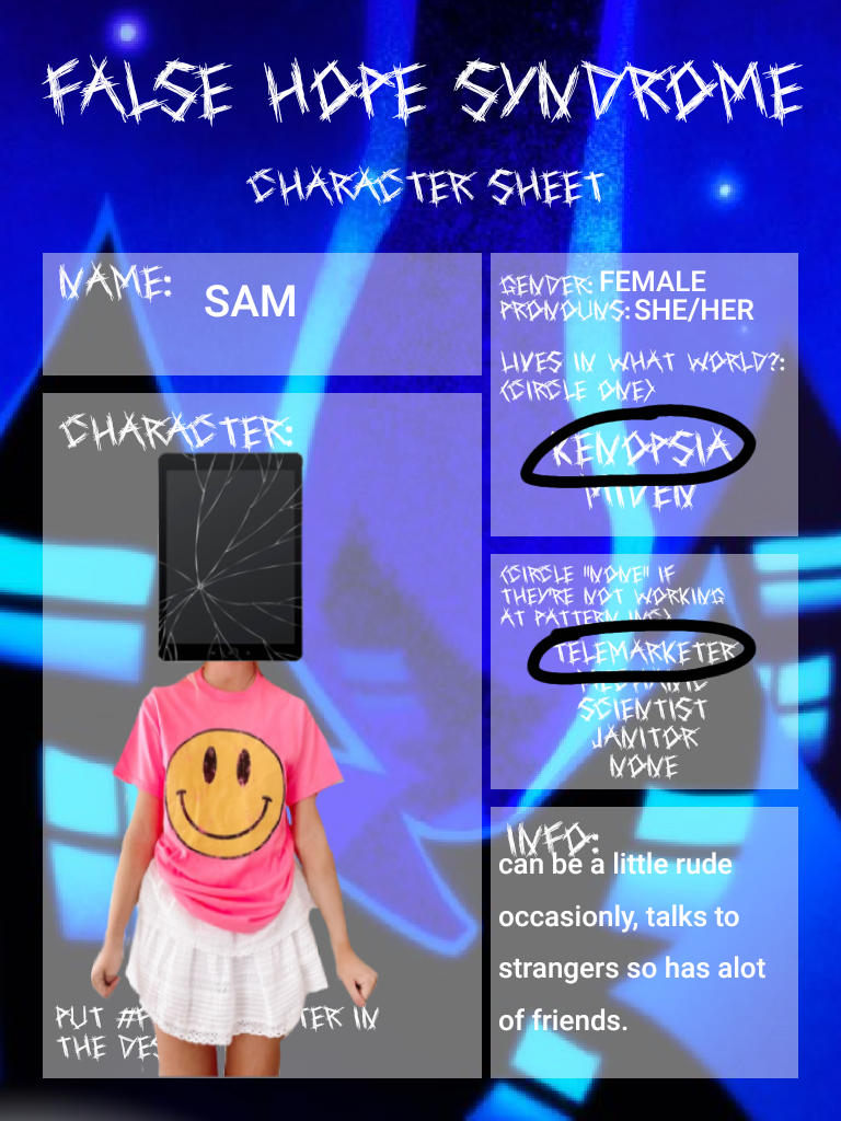 false hope syndrome character - ibisPaint