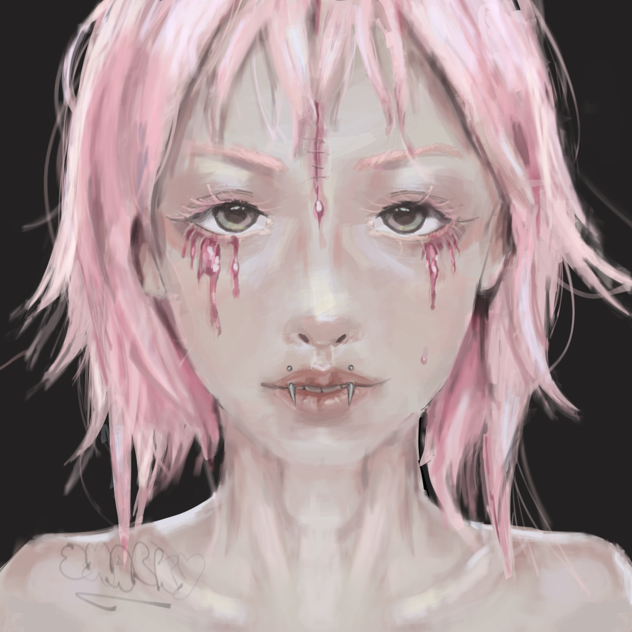 pinks tears ♡ - ibisPaint