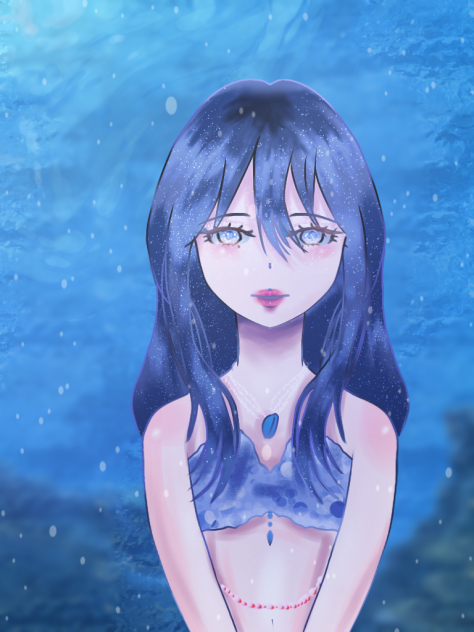 mermaid bubble oc - ibisPaint