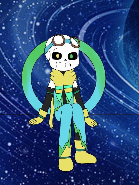 Dreaming of The Time Paradox Sans(WIP) - ibisPaint