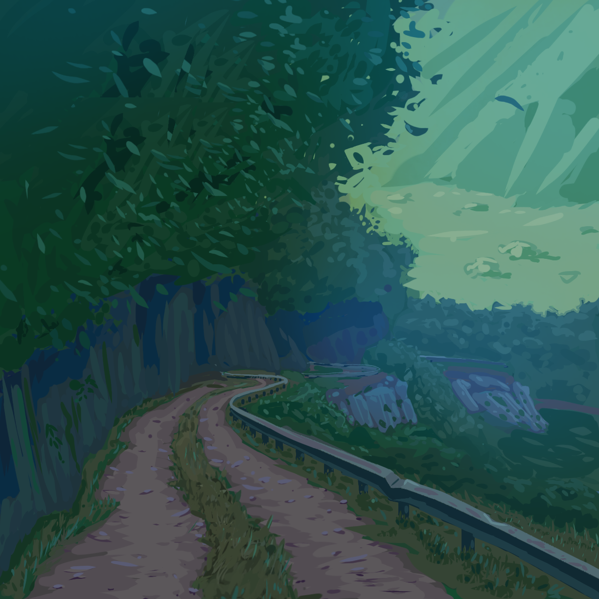 country road - ibisPaint