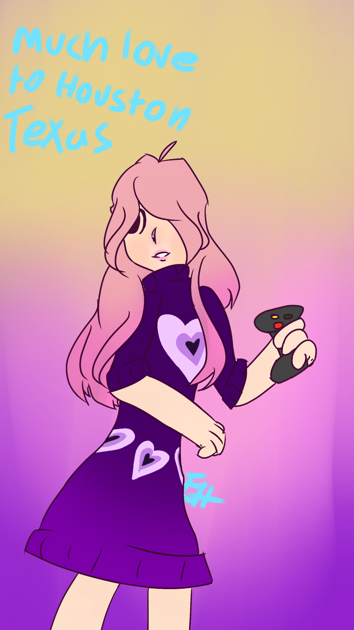 much love to Houston Texas - ibisPaint