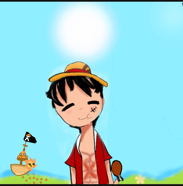 remake (luffy) - ibisPaint