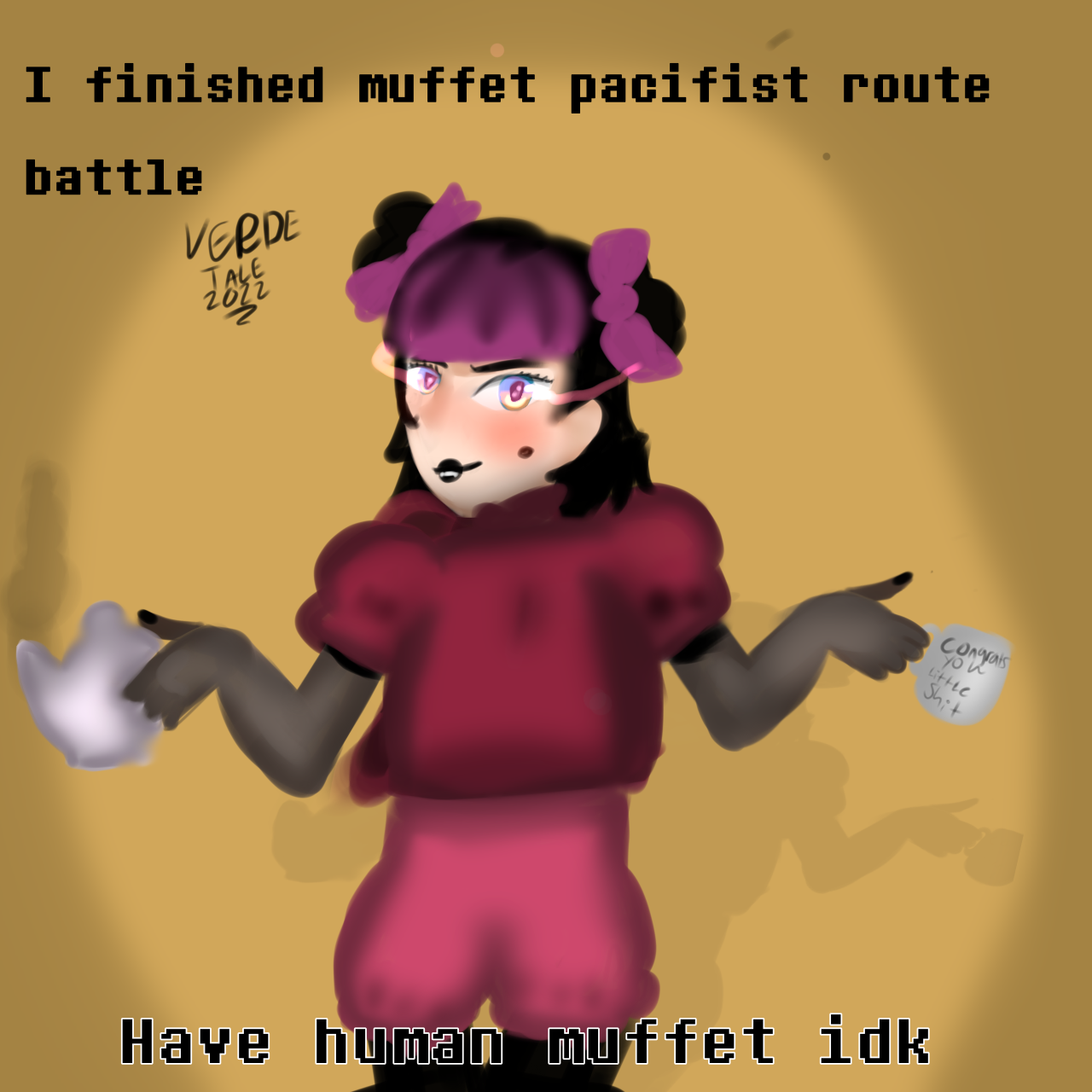 Human Muffet undertale - ibisPaint