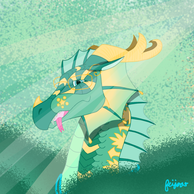 Feijoa the LeafWing RainWing! - ibisPaint