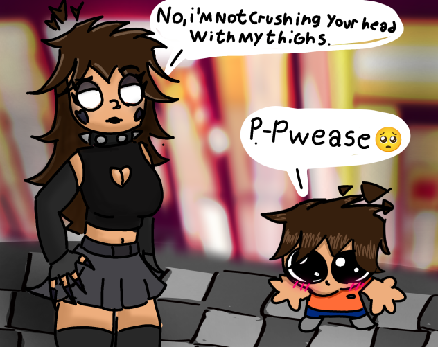 down bad little mfer - ibisPaint