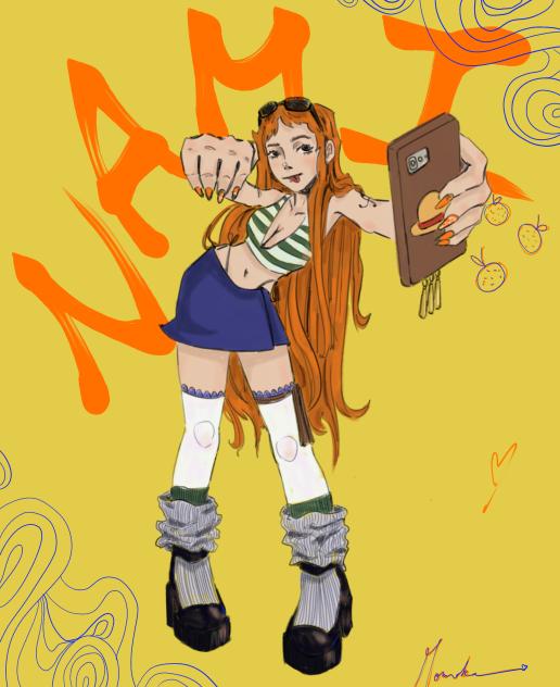 Nami fan art lolol - ibisPaint