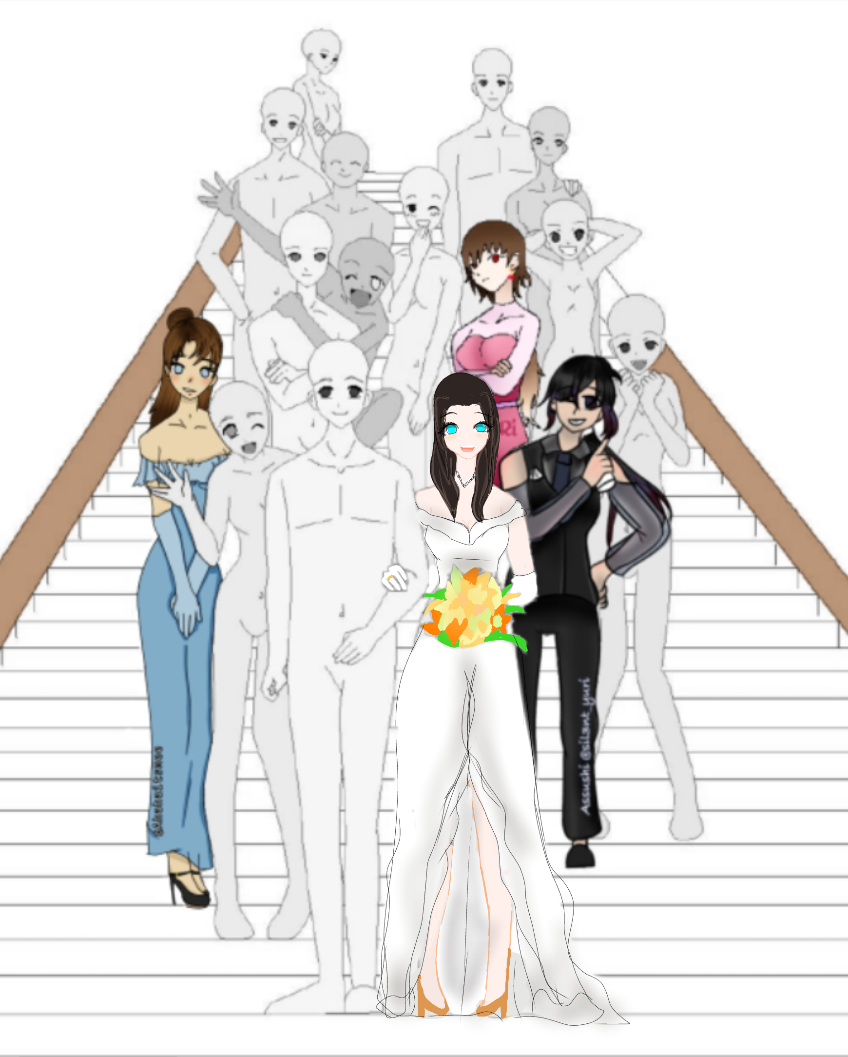 Wedding collab - ibisPaint