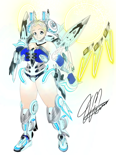 Mech girl OC - ibisPaint