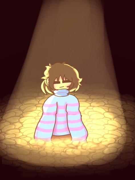frisk drawing , undertale - ibisPaint