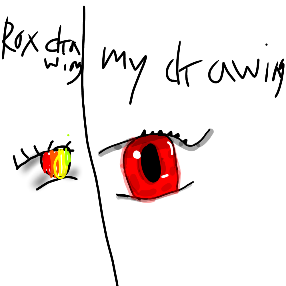 rox drawing or my drawing - ibisPaint