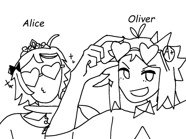 Alice x Oliver - ibisPaint