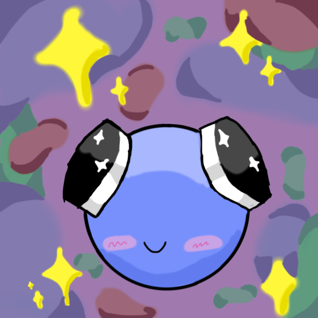 giant blue lookie - ibisPaint