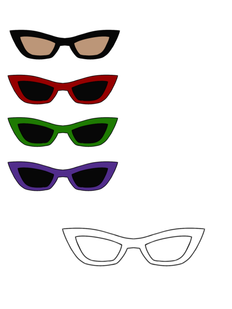 Girly Glasses - ibisPaint