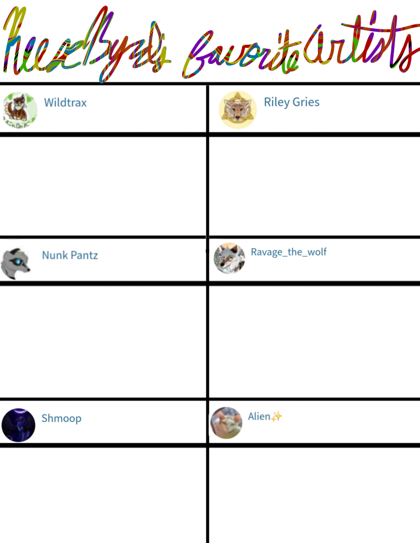 Favorite artists collab - ibisPaint