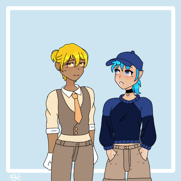 ⚡Yellow and blue💧 - ibisPaint