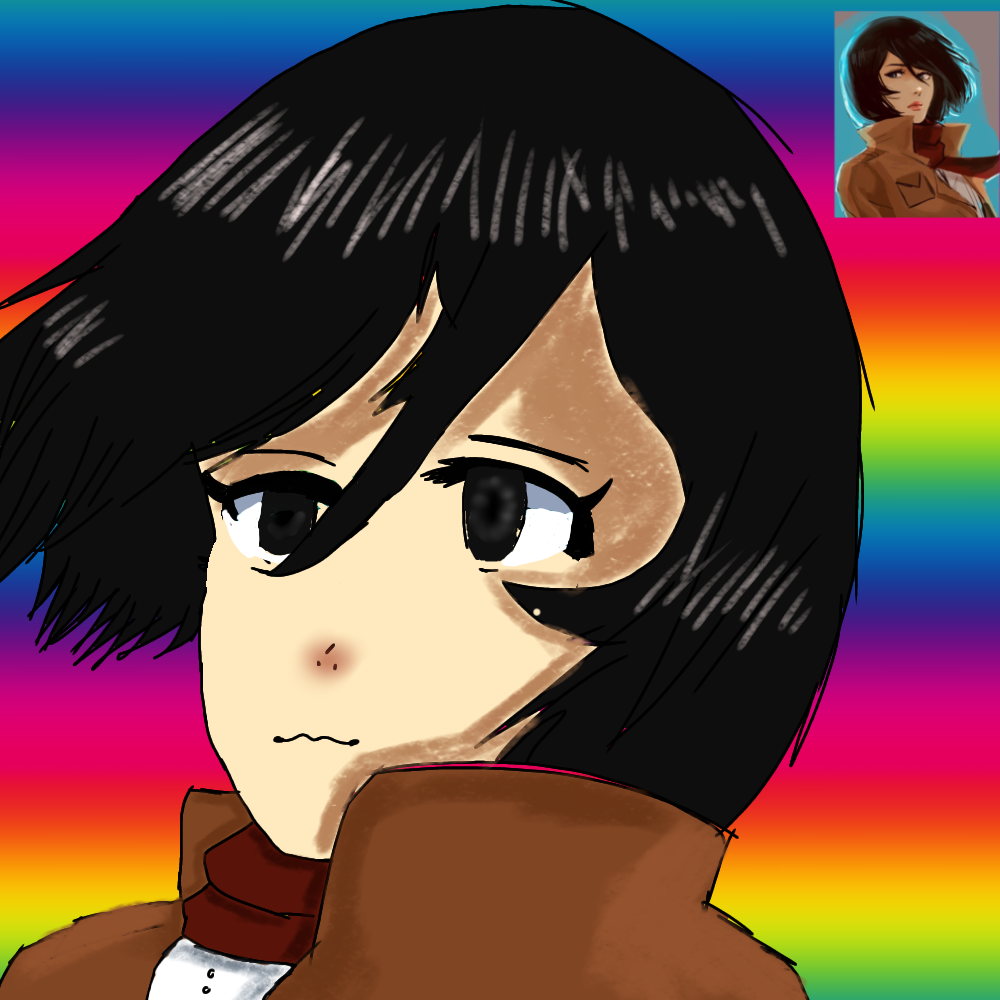 My own character Mikasa ackerman - ibisPaint