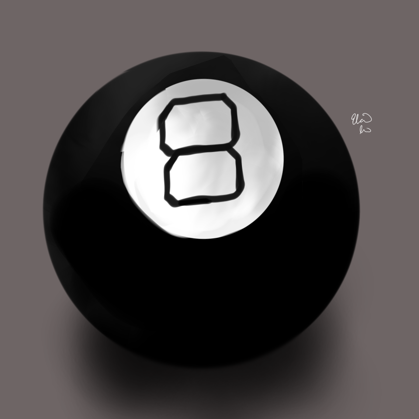 Magic 8 Ball - ibisPaint