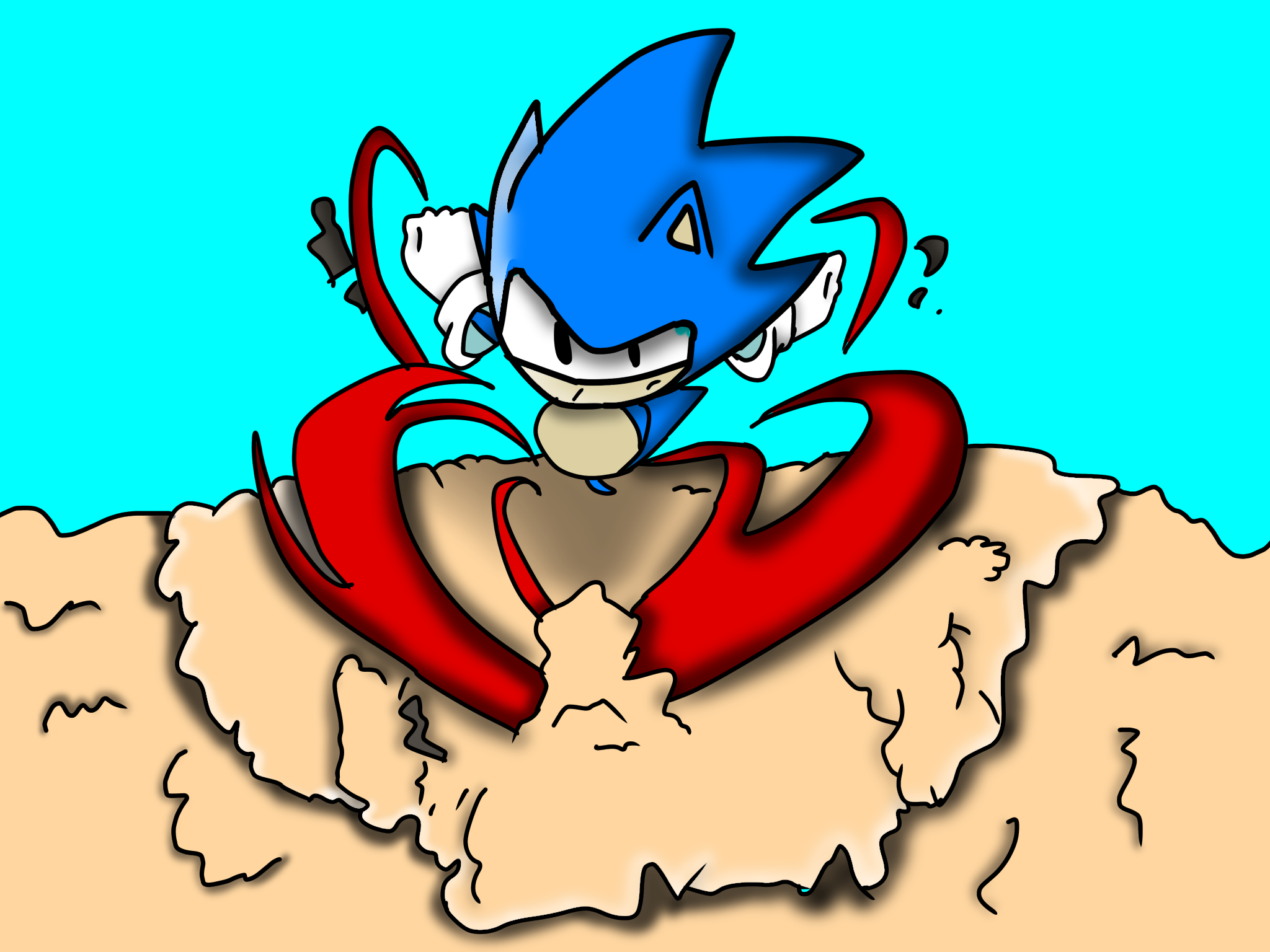 Sonic CD. - ibisPaint
