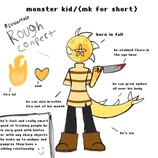 monster kid rough conpect - ibisPaint