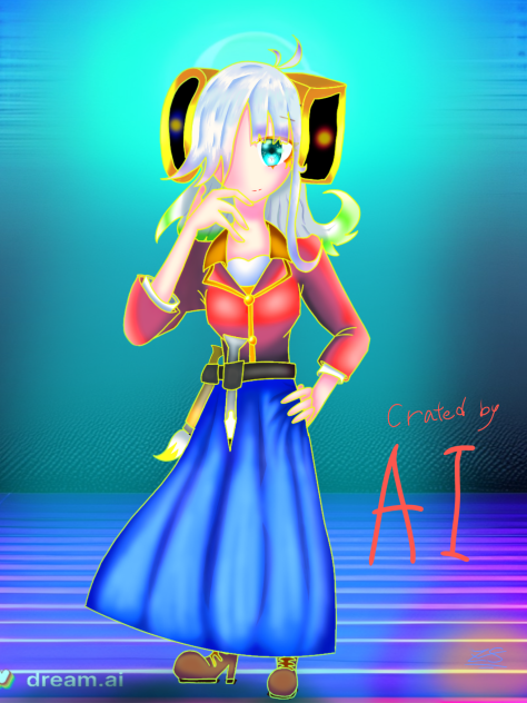 AI chan エーアイちゃん__Master ,Teacher. - ibisPaint