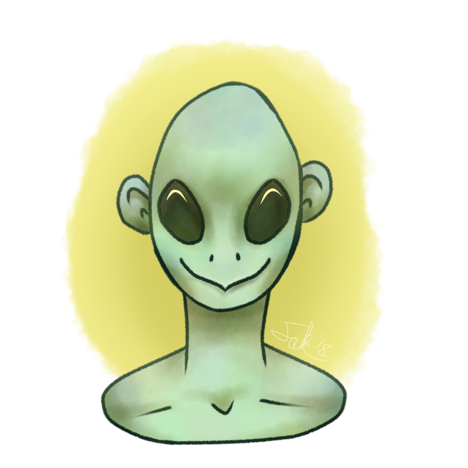 Alien Smile - ibisPaint