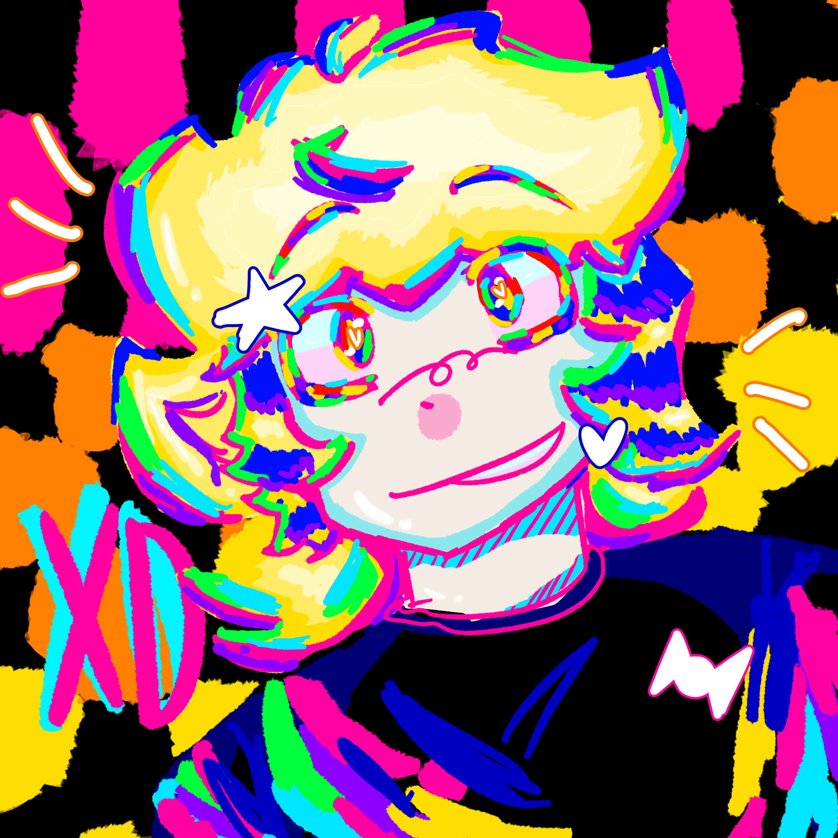 First attempt at hyperpop X3 - ibisPaint