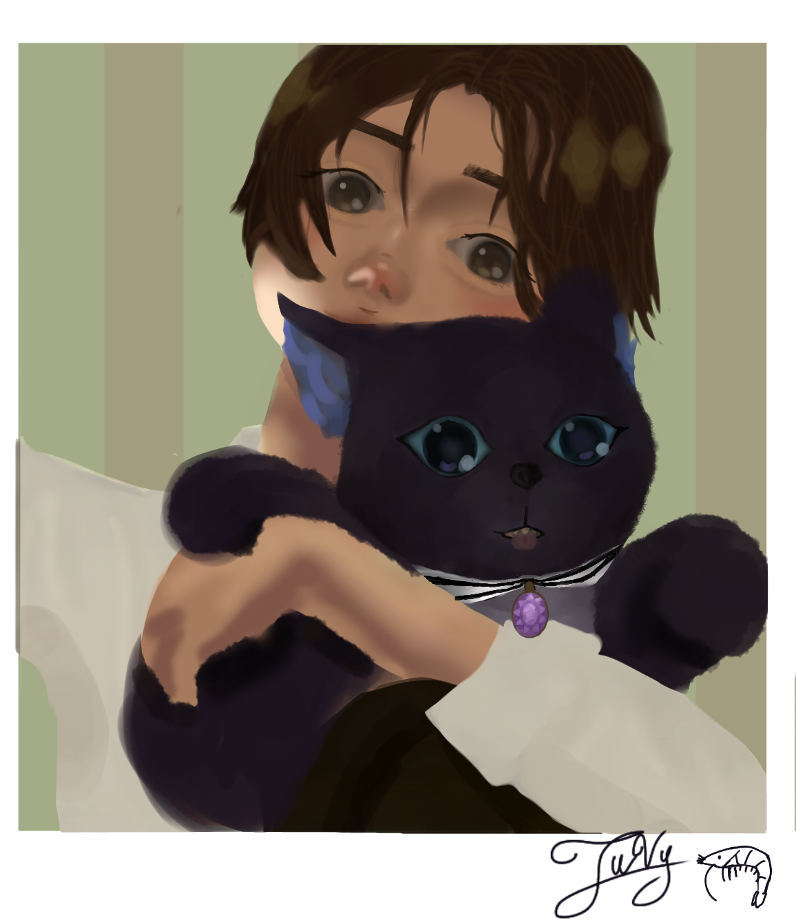 yuu and grim - ibisPaint