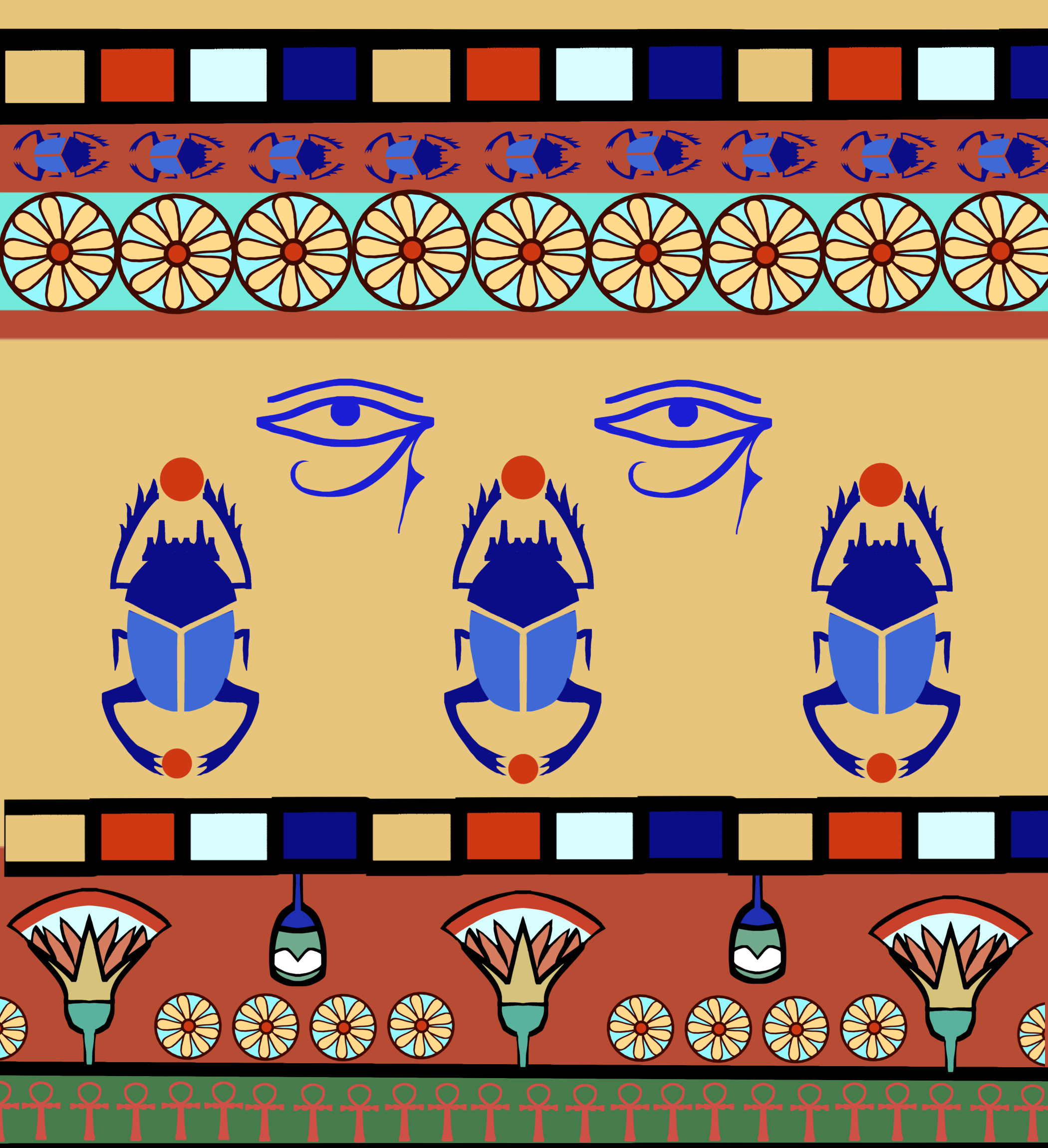 Egiptian traditional pattern - ibisPaint