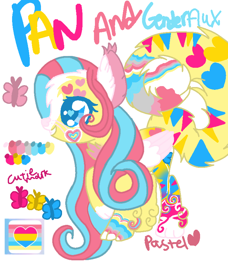 Skylar's request Pan and Genderflux - ibisPaint