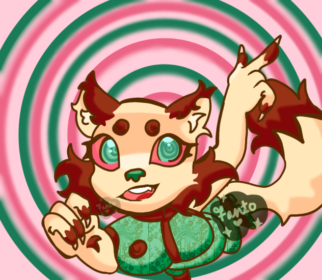 Hypno Foxie - ibisPaint