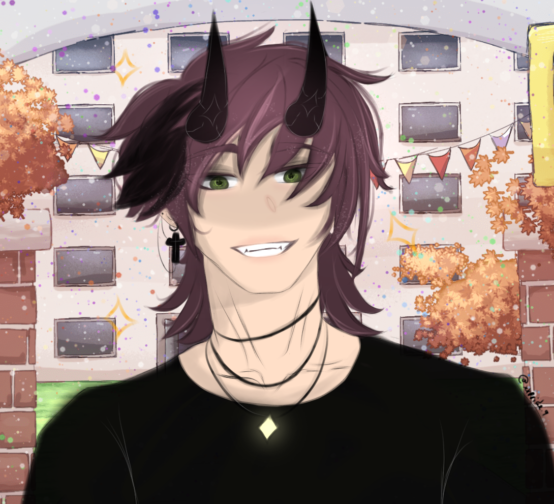 Art compo entry for my friend 😻🍁 - ibisPaint