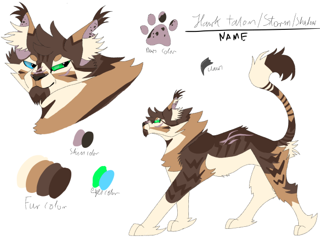 My own warrior cats oc - ibisPaint