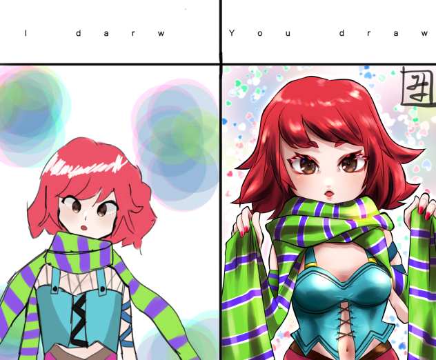 I draw you draw with Feyima Ventures - ibisPaint