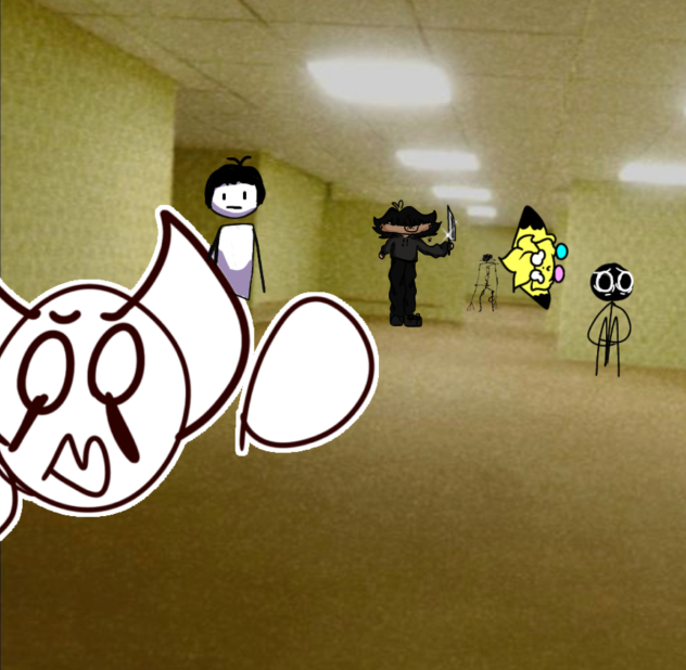 Backrooms collab - ibisPaint