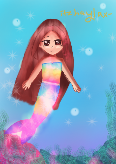 me as a mermaid - ibisPaint