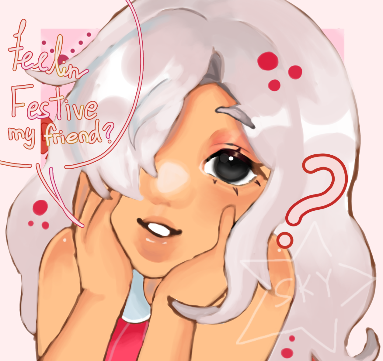 ginger from dandys world as human - ibisPaint